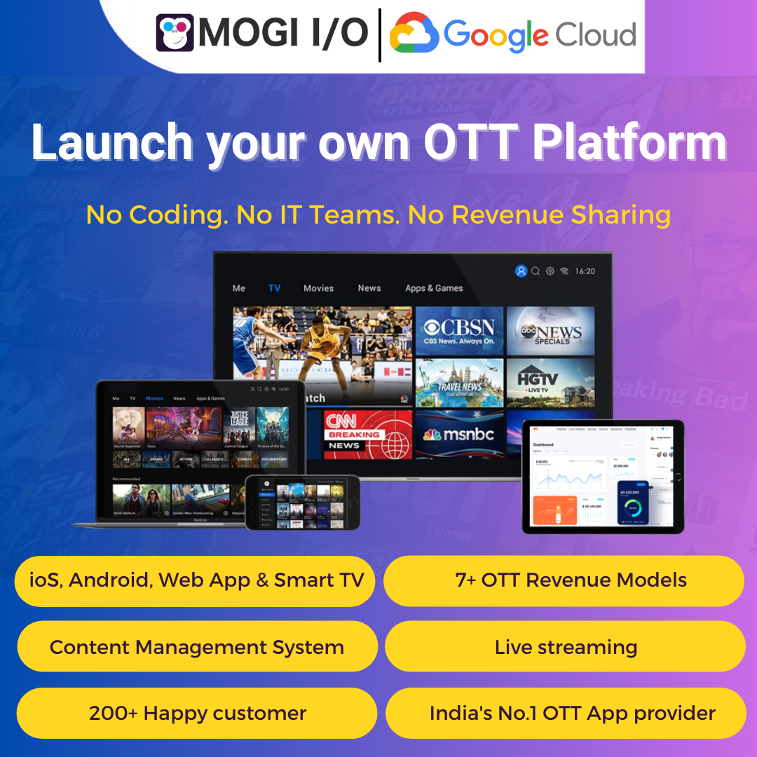 OTT Platform Provider in India - India's No.1 OTT Provider